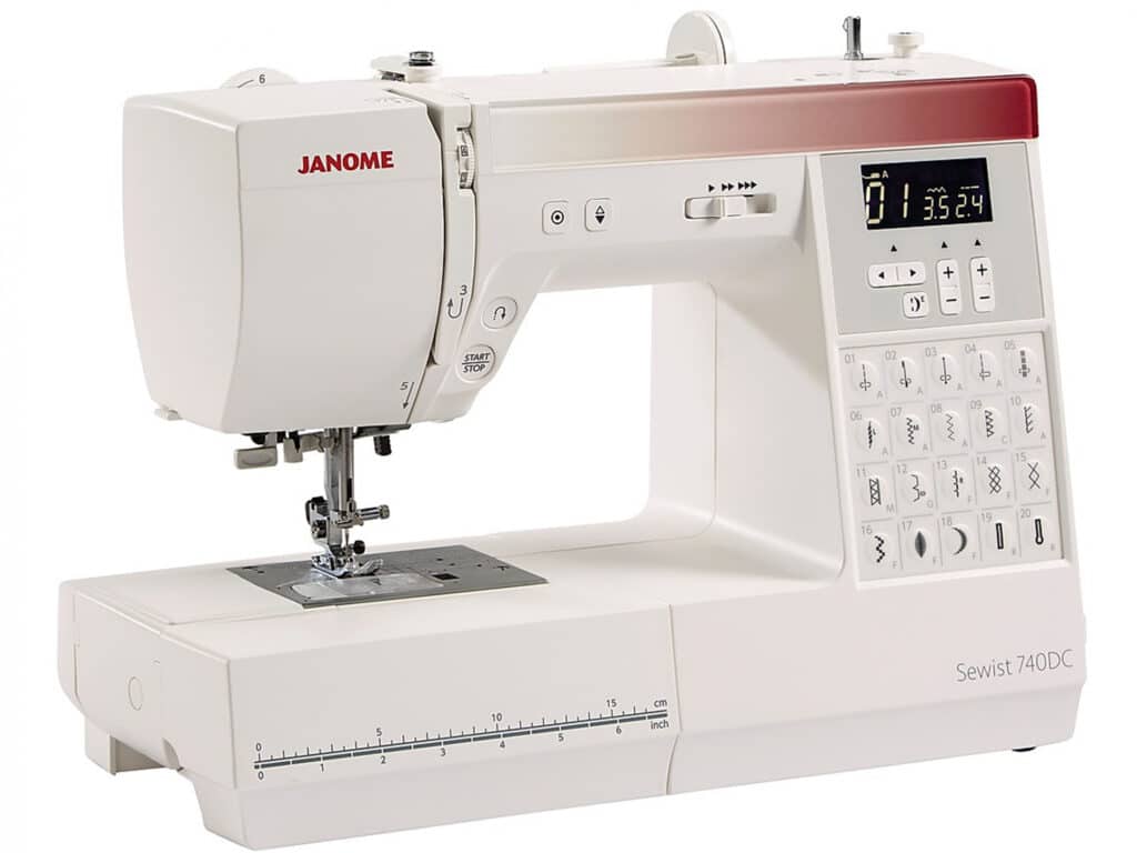 Janome Sewist 740DC Sewing Machine • Sewing Machine World