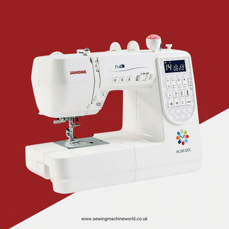 Janome M200QDC Sewing Machine • Sewing Machine World