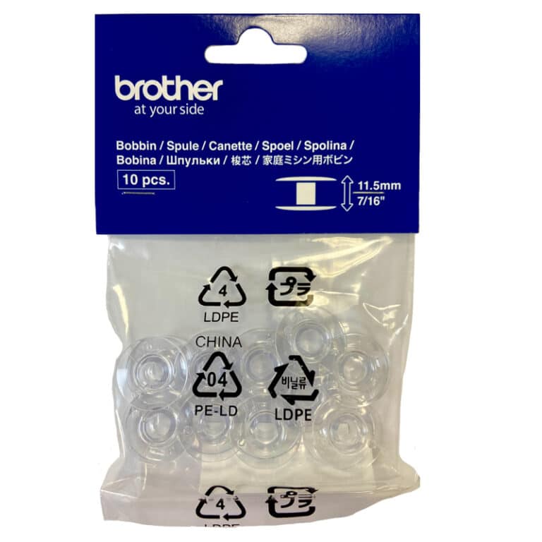 Brother Bobbins Pack of 10 11.5mm • Sewing Machine World